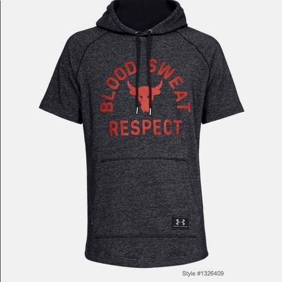 Under Armour | Shirts | Project Rock Blood Sweat Respect | Poshmark